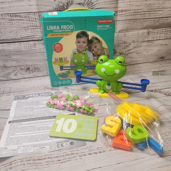 The Baby Likes | Toys | Libra Frog Intelligent Game Counting Value ...